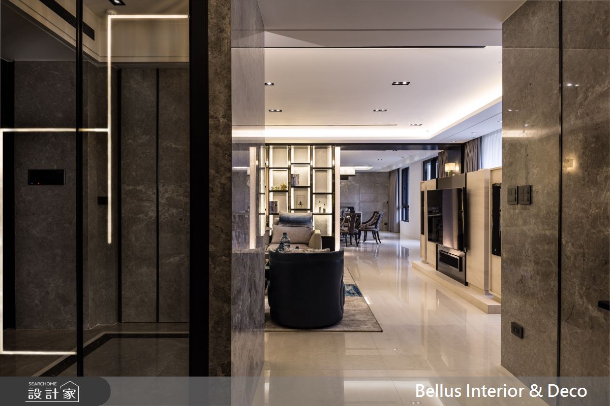 100坪新成屋(5年以下)_奢華風玄關案例圖片_Bellus 設計_Bellus_蘭亭謐境之3－設計家 Searchome