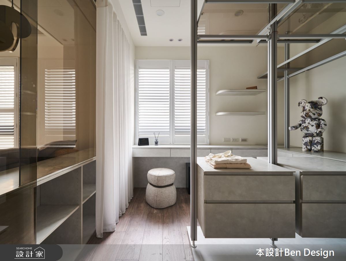 37坪中古屋(5~15年)_侘寂風更衣間案例圖片_本設計_本設計_03之24－設計家 Searchome