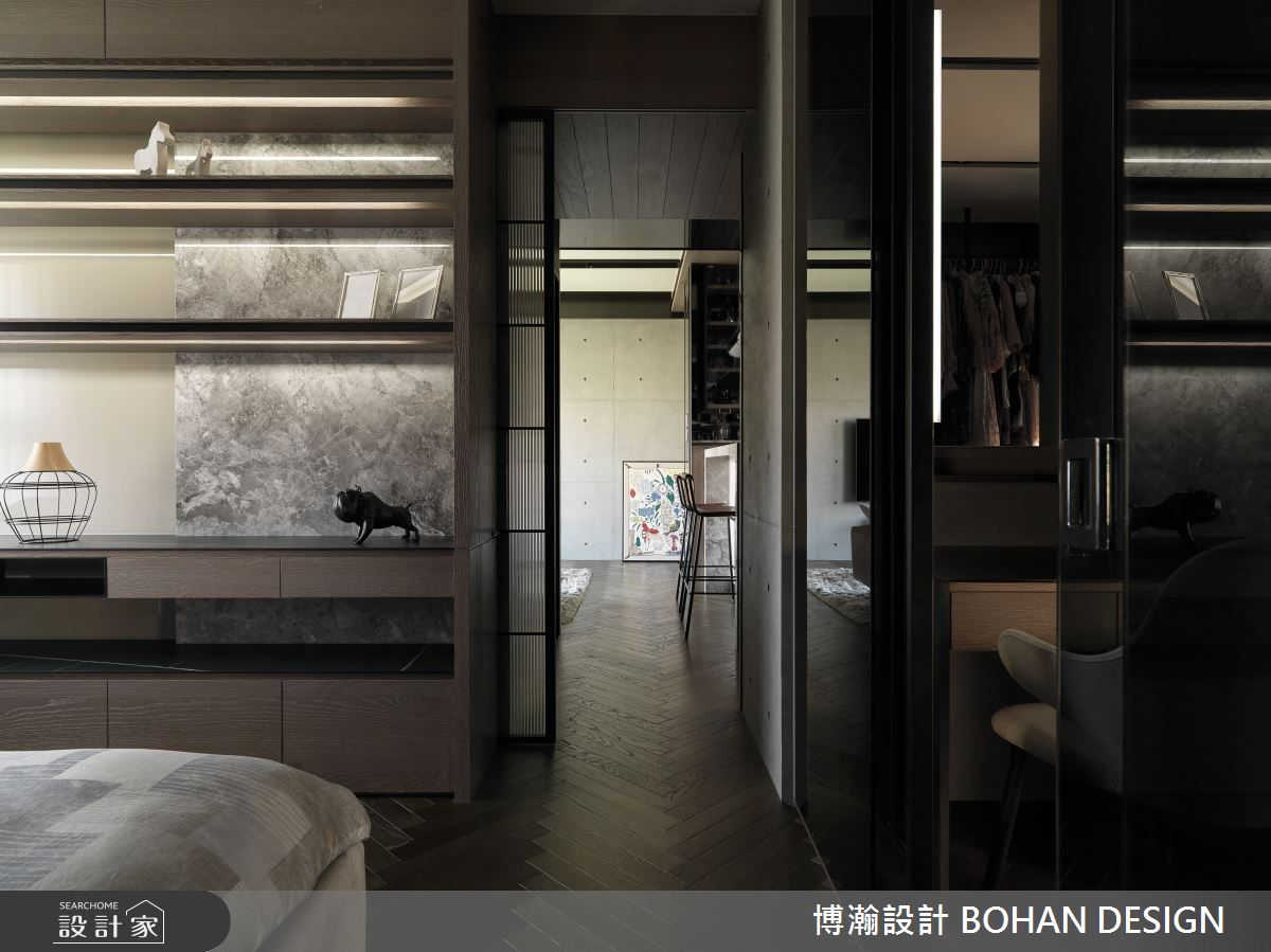 30坪新成屋(5年以下)_現代風臥室更衣間走廊案例圖片_博瀚設計 BOHAN DESIGN_博瀚_03之8－設計家 Searchome