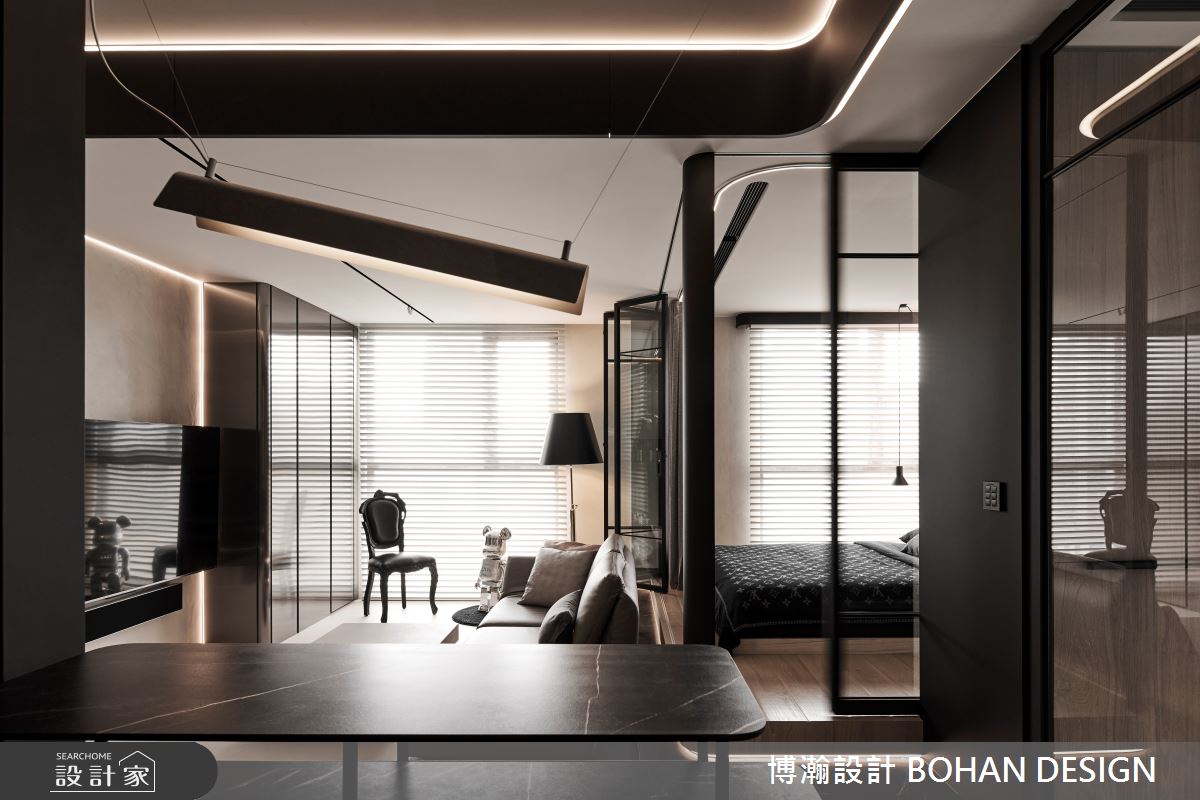 17坪新成屋(5年以下)_現代風客廳餐廳臥室案例圖片_博瀚設計 BOHAN DESIGN_博瀚_06之12－設計家 Searchome