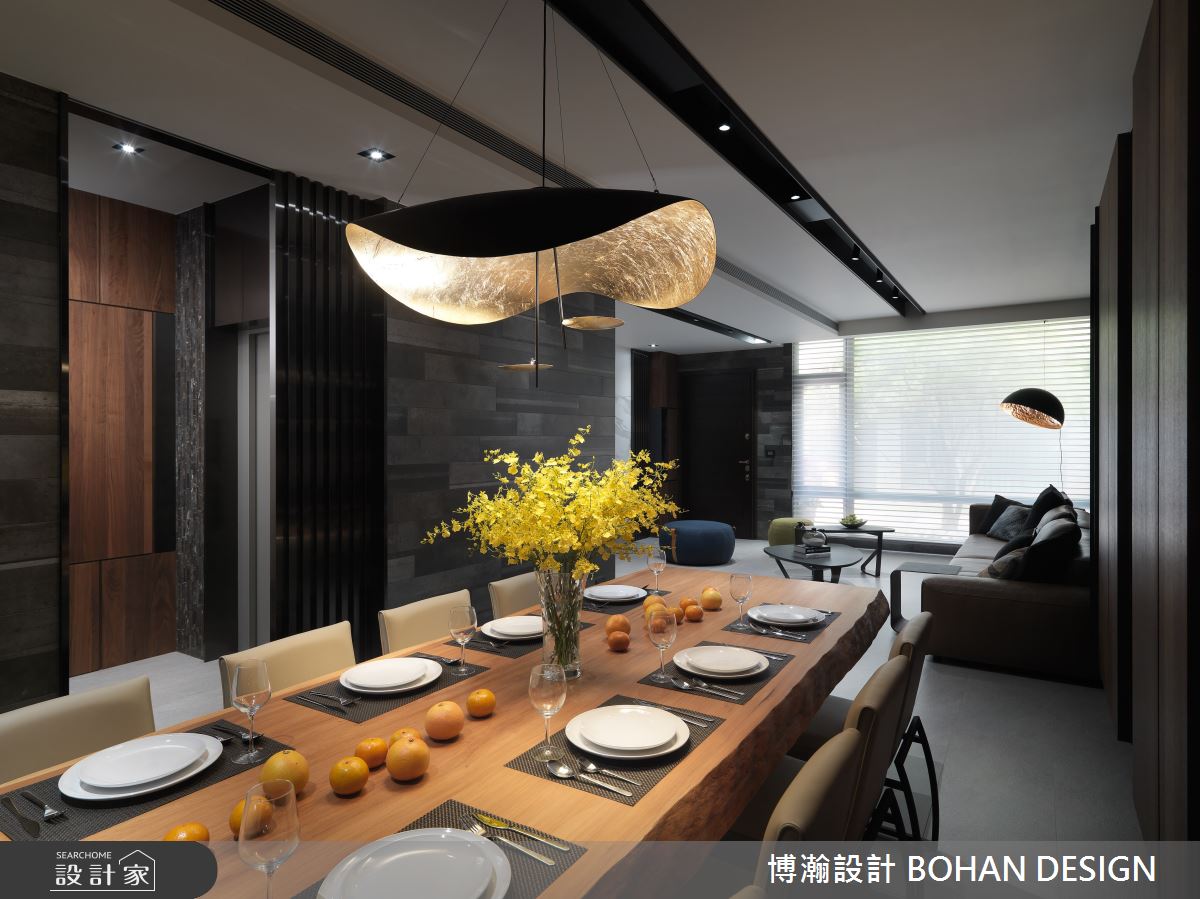 120坪新成屋(5年以下)_現代風玄關客廳餐廳案例圖片_博瀚設計 BOHAN DESIGN_博瀚_07之3－設計家 Searchome