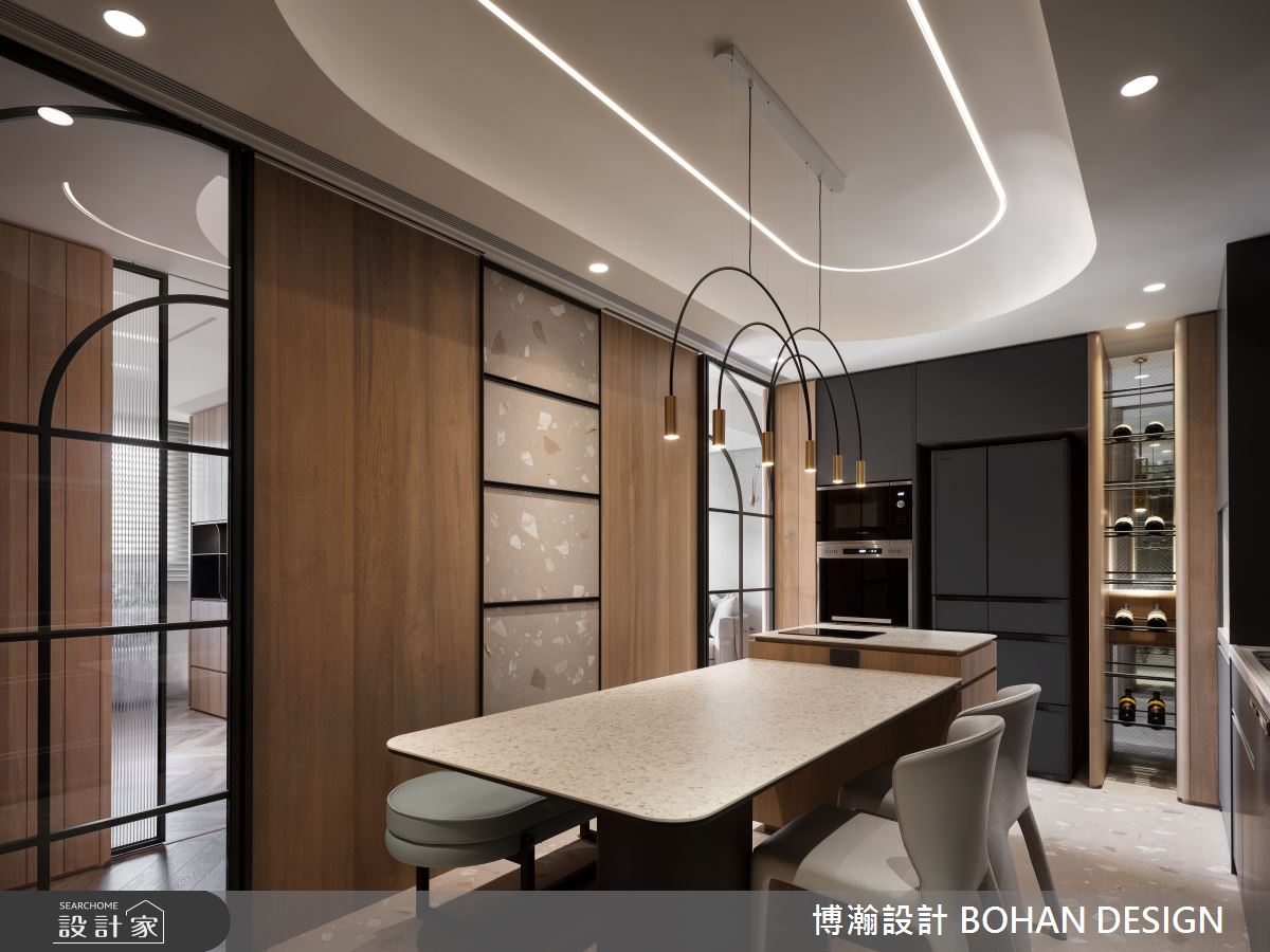 40坪新成屋(5年以下)_現代風餐廳中島案例圖片_博瀚設計 BOHAN DESIGN_博瀚_10之16－設計家 Searchome