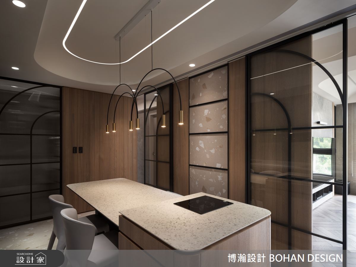 40坪新成屋(5年以下)_現代風餐廳中島案例圖片_博瀚設計 BOHAN DESIGN_博瀚_10之17－設計家 Searchome