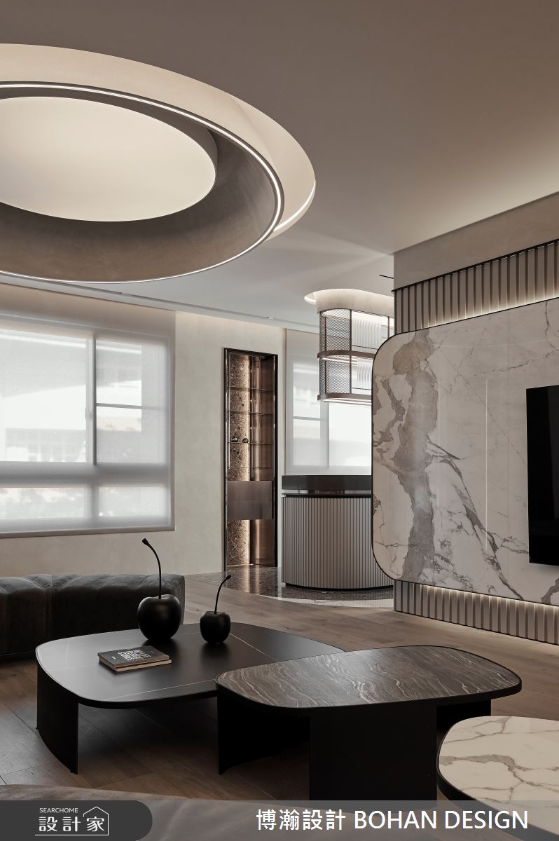 70坪新成屋(5年以下)_現代風客廳吧檯案例圖片_博瀚設計 BOHAN DESIGN_博瀚_17之5－設計家 Searchome