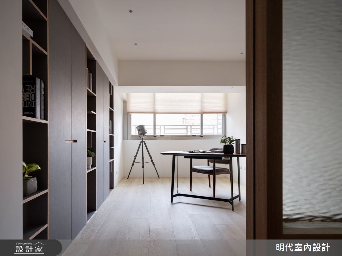 33坪老屋(41~50年)_混搭風書房工作區案例圖片_明代室內裝修設計有限公司_明代_45之19－設計家 Searchome