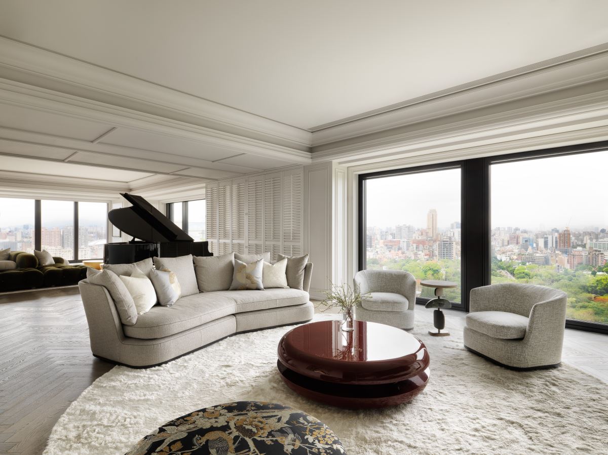 中西文化共鳴，格調不凡：One Park Taipei高端豪宅設計的設計哲學 L'atelier Fantasia繽紛設計 IDAN江欣宜 ...